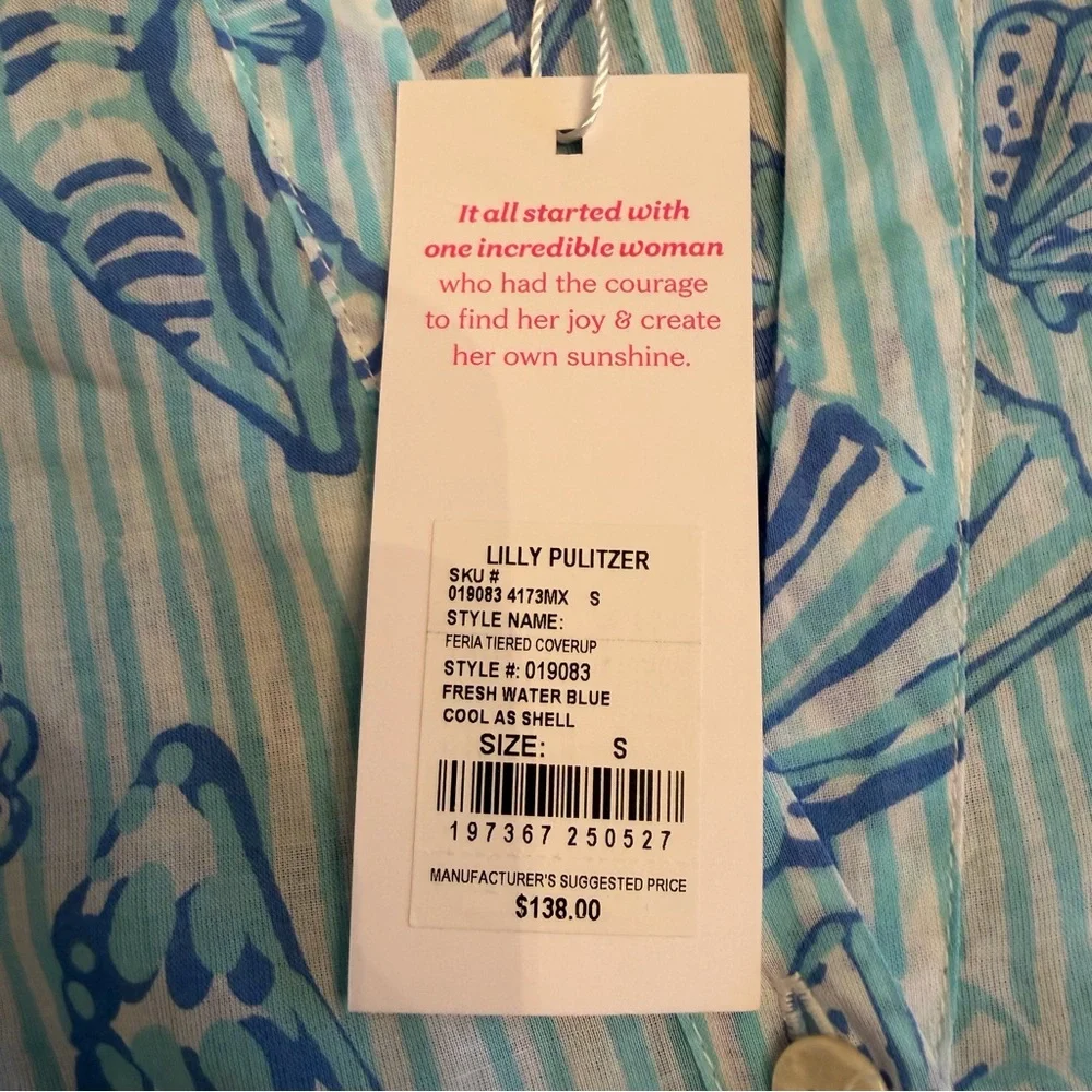 Lilly Pulitzer | Swim | Nwt Lilly Pulitzer Feria Tiered Coverup Cool As ...